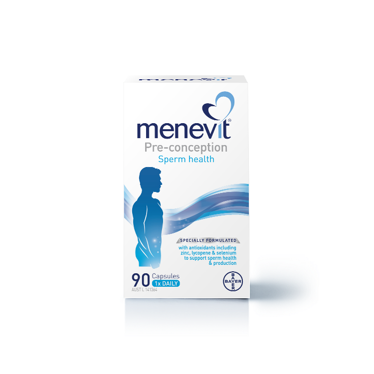 Menevit Male Fertility Supplement | Elevit Australia